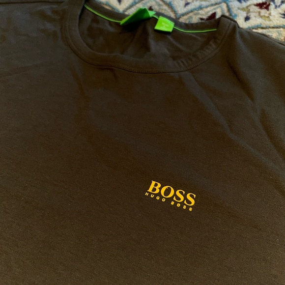 Hugo Boss | Shirts | Hugo Boss Logo Tee Shirt | Poshmark